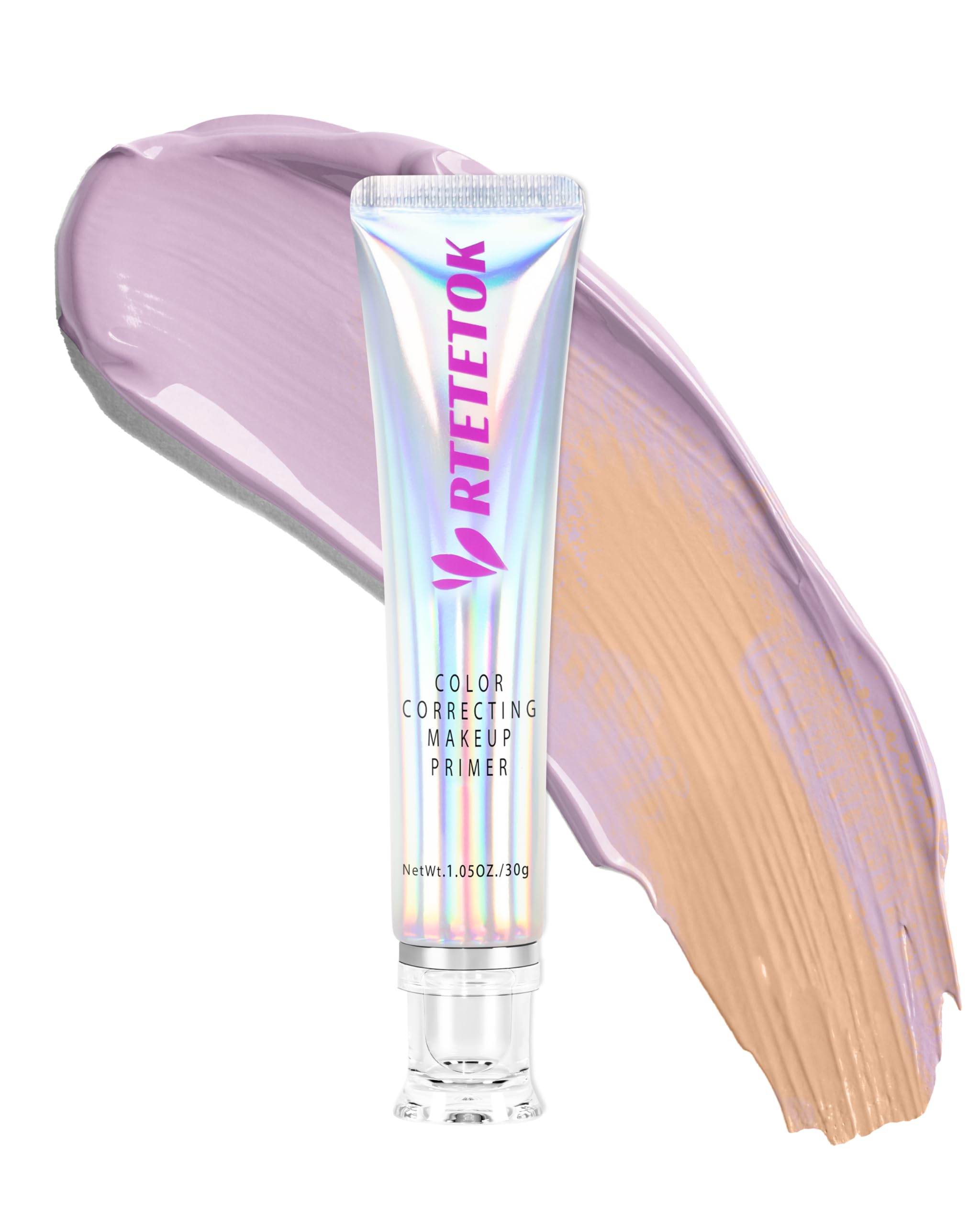 Amazon.com : RTETETOK Purple Primer Color Changing for Face Before ...