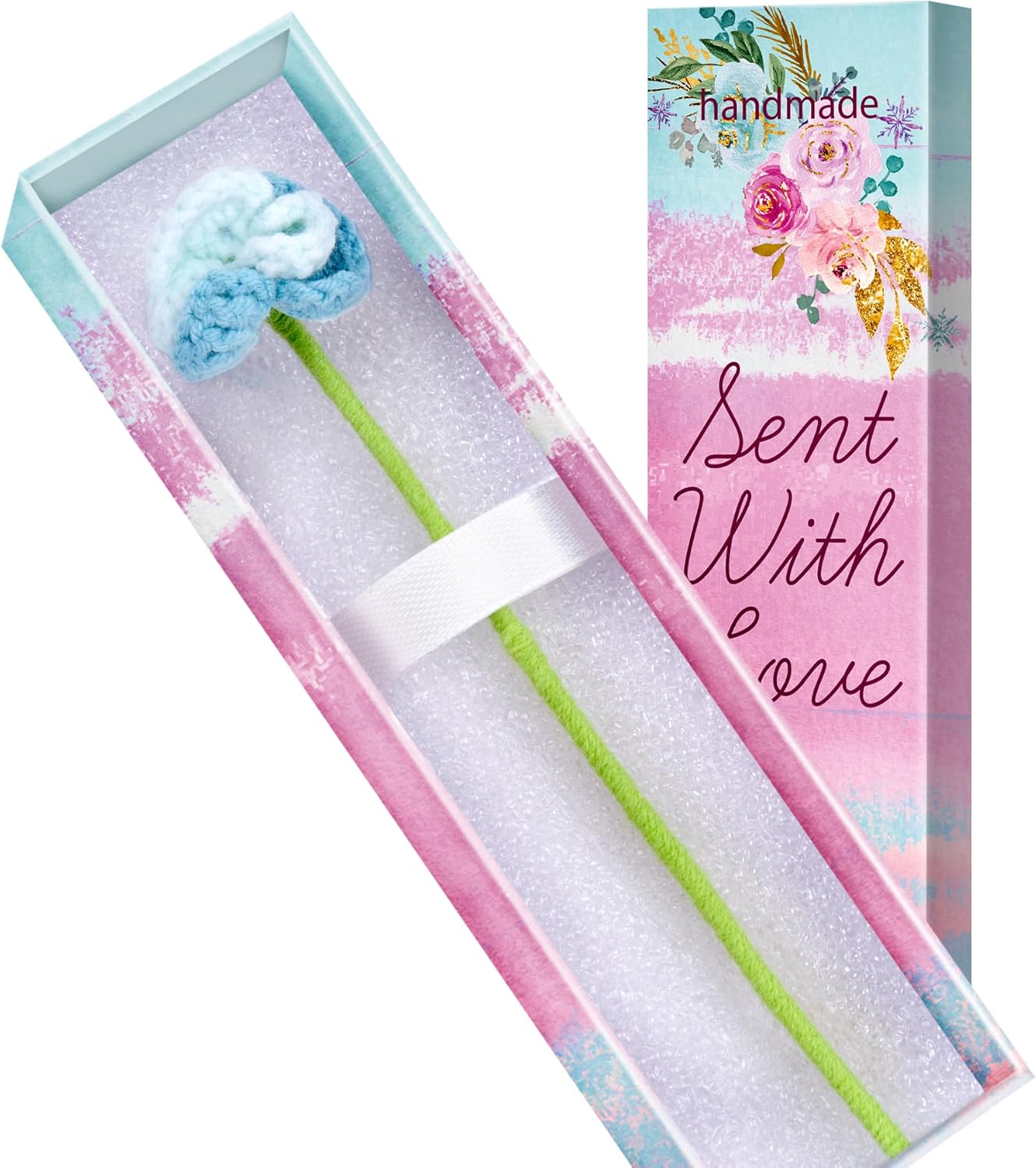 Amazon.com: Hiappt Crochet Flower Sprout Bookmarks - Unique Teacher ...