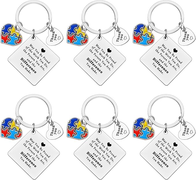 Amazon.com: Xiahuyu 6 Pcs Thank You Gifts for Autism Teacher Special ...