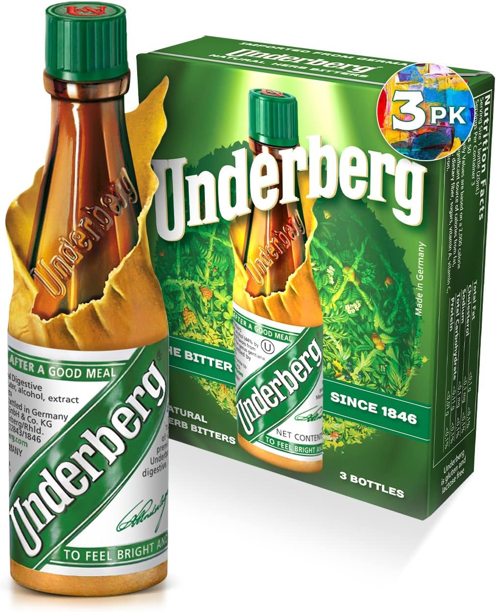 Amazon.com: Underberg Travel Pack - Single Pack