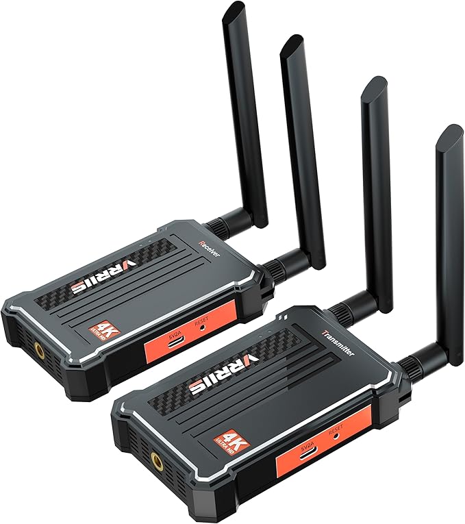 Amazon.com: Vrriis Wireless Video Transmission System, 4K@30Hz Wireless ...