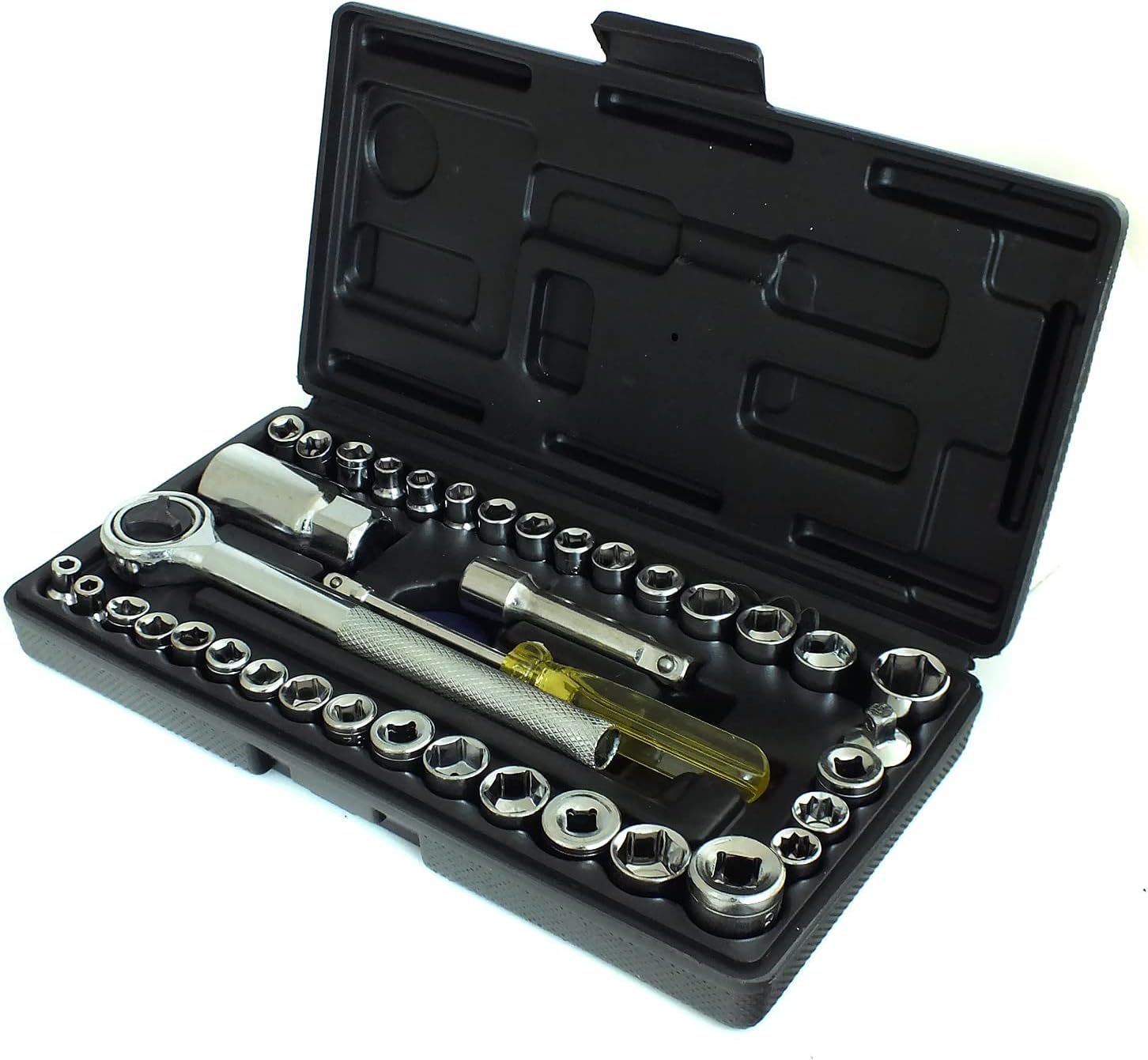 40 Piece 1/4" & 3/8" Drive Socket Set | Metric and Imperial Sockets ...