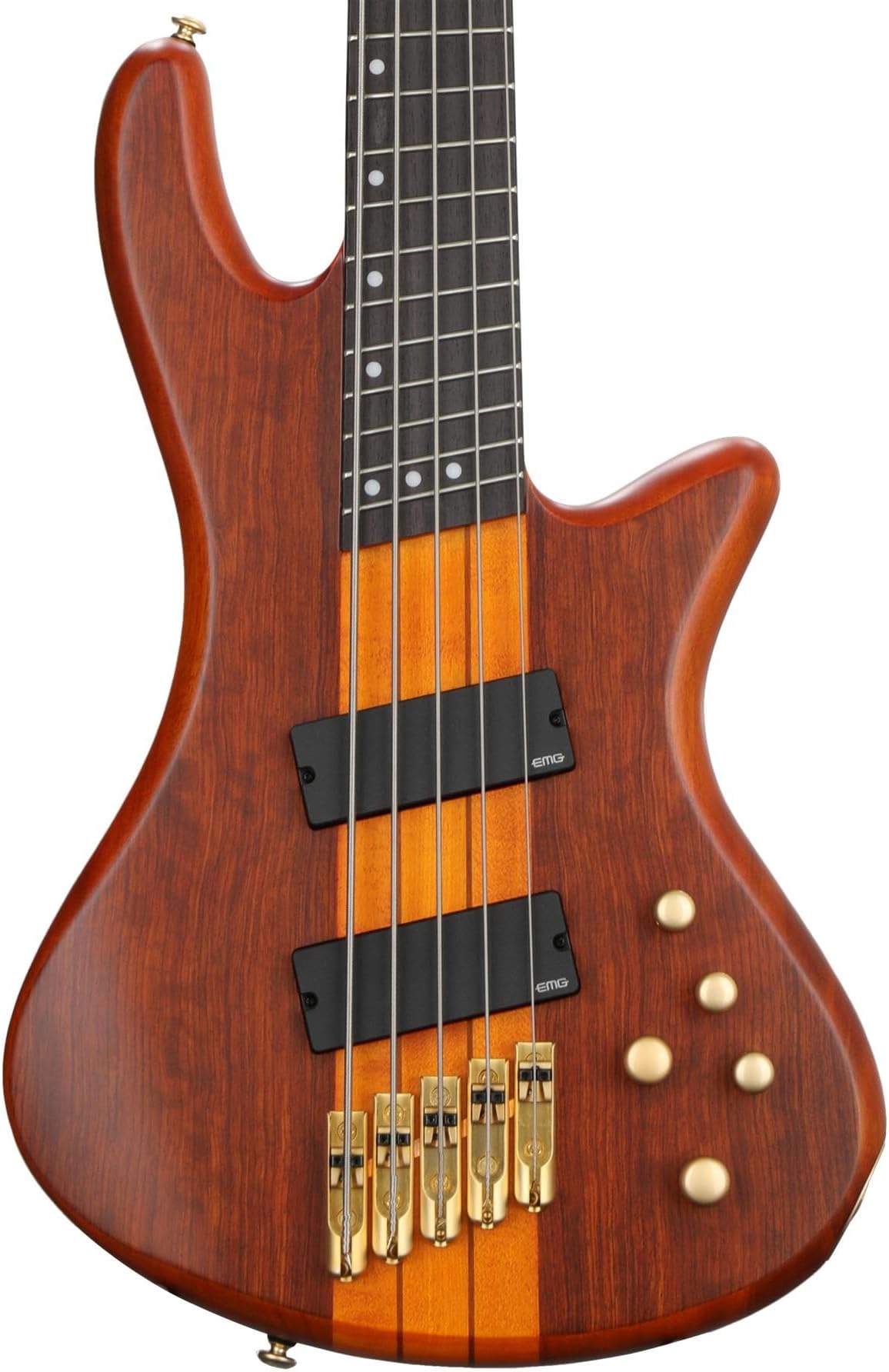 Amazon.com: Schecter Stiletto Studio-5 FF - Honey Satin : Musical ...