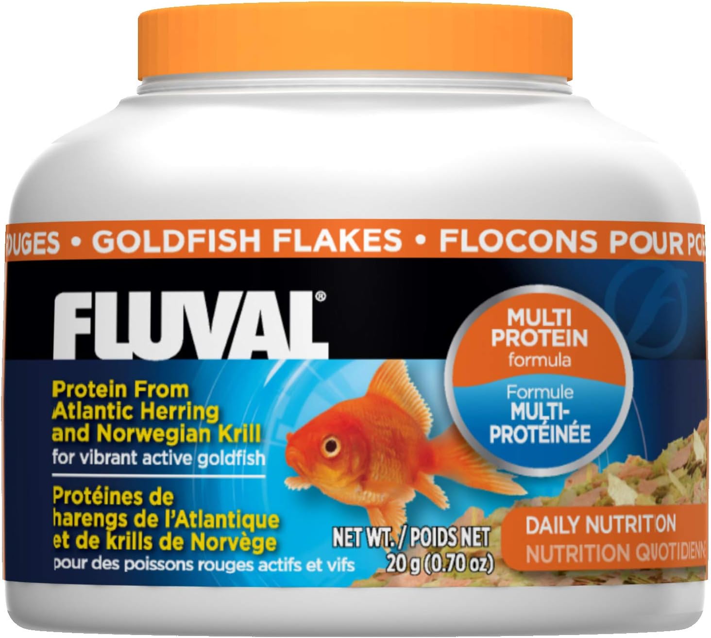 Amazon.com: Fluval Goldfish Flakes, 0.7-Ounce, 20gm : Pet Supplies