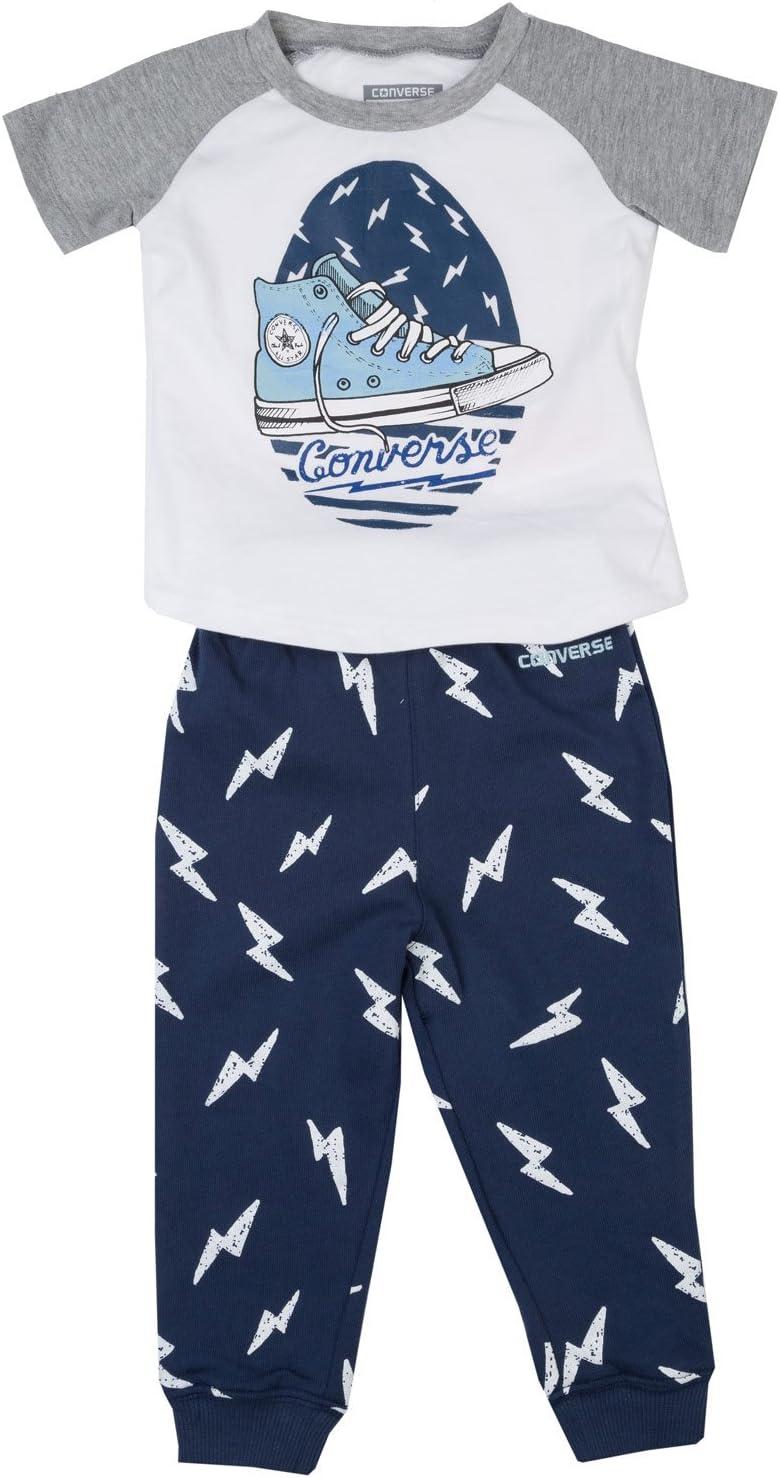 Amazon.com: Converse Boy's Baby Lightning Bolt Set : Converse: Clothing ...
