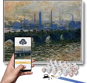 Amazon.com: Number Painting for Adults Waterloo Bridge Painting by ...