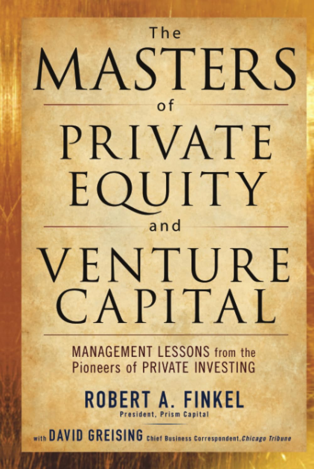 Amazon.com: The Masters of Private Equity and Venture Capital ...