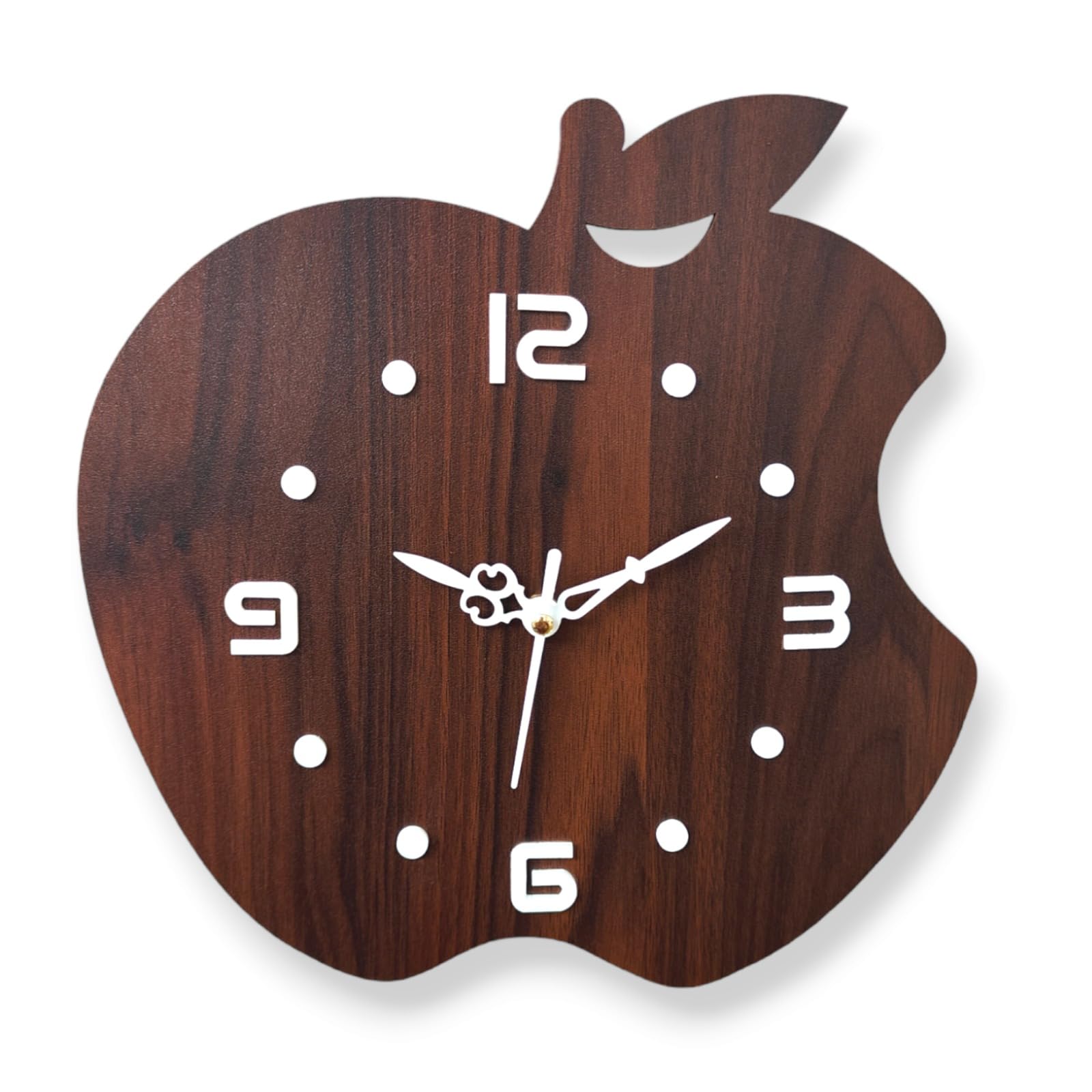 Buy LUMBERA Wall Clock, Wooden Wall Clock Diwar Ghadi for Bedroom Living Room Home, Office.(Pack ...