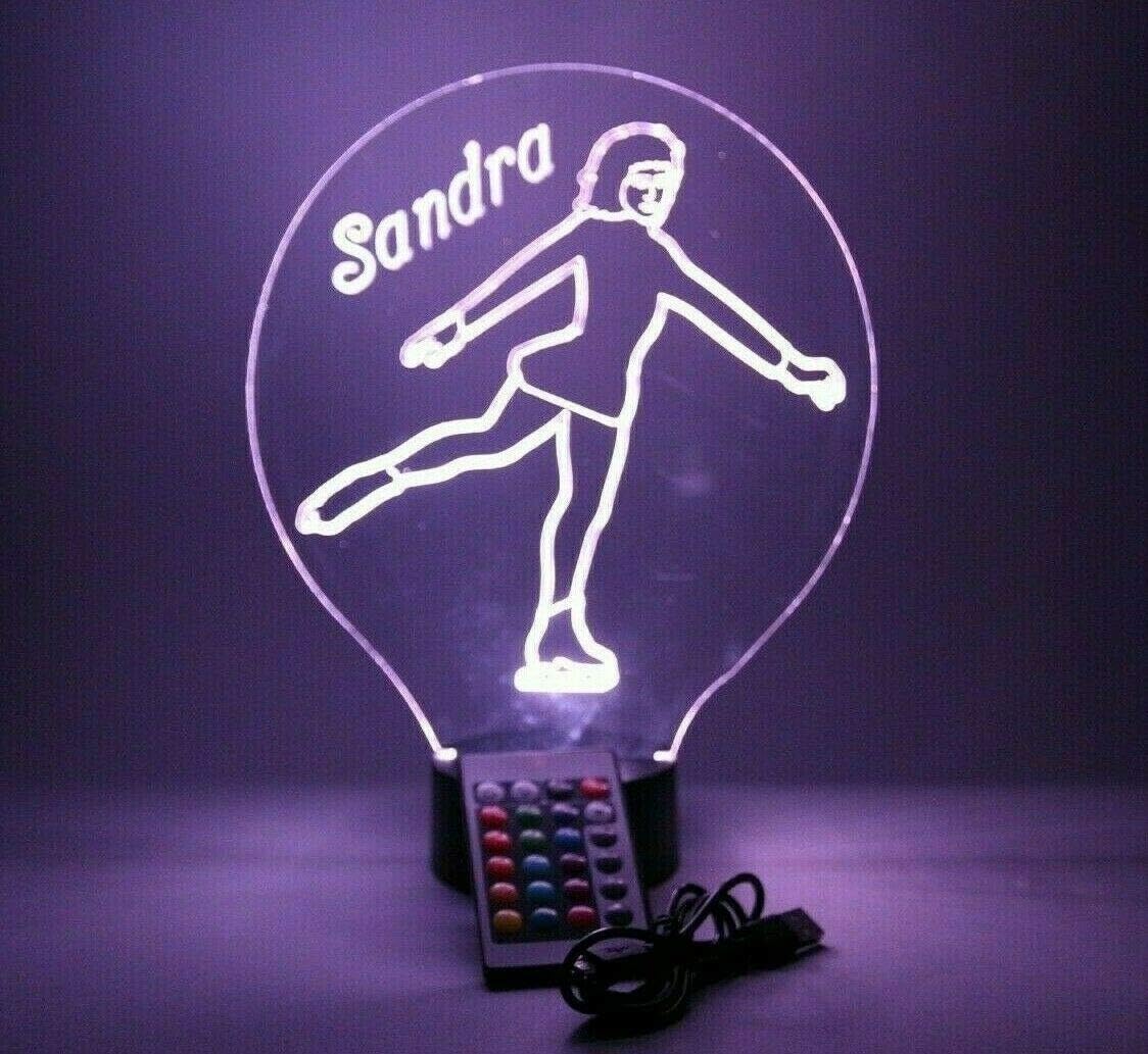 Dancer Dance Night Light Up Lamp LED Personalized Name Free Engraved ...