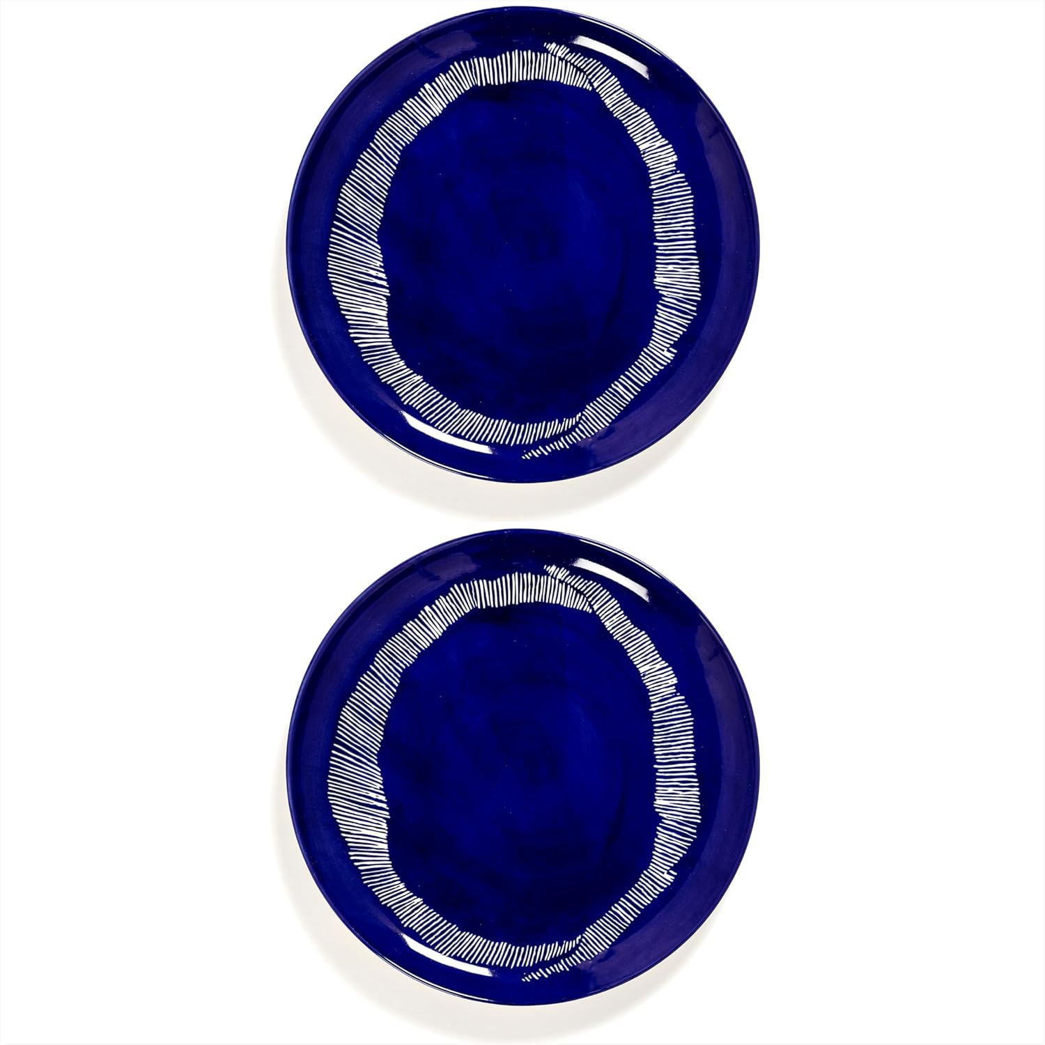 Amazon.com: Serax Blue White Dinner Plates | Feast tableware by ...