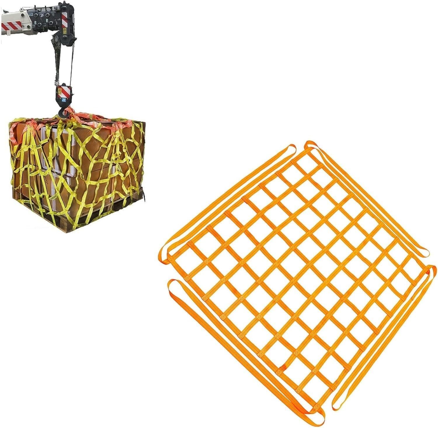 Heavy Duty Cargo Lifting Net Load 0.3-3.5 Tonnes Lifting Cargo Net ...