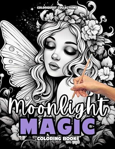 Amazon.com: Moonlight Magic Coloring Book: The Fairy Odyssey of Color ...