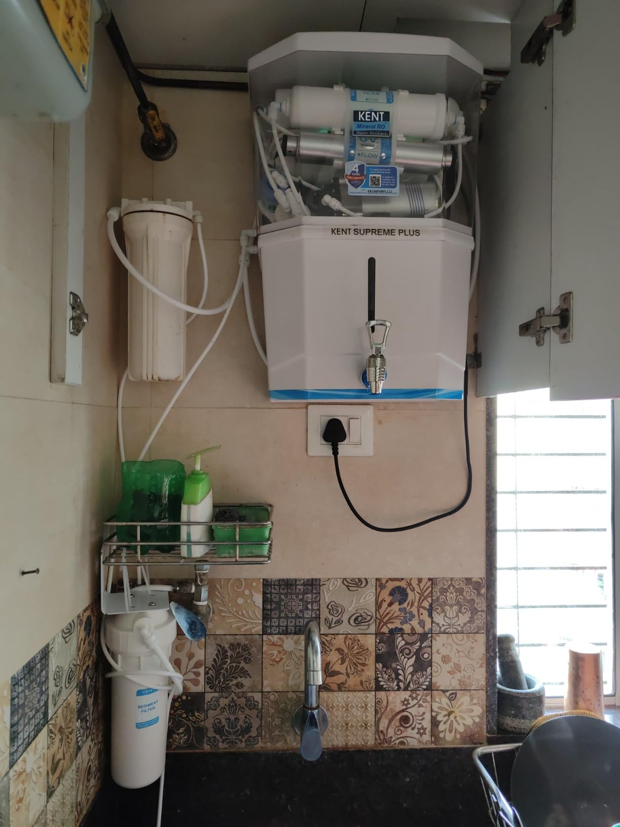 KENT RO Pre-Filter Assembly (Genuine Cartridge) Compatible with All RO ...