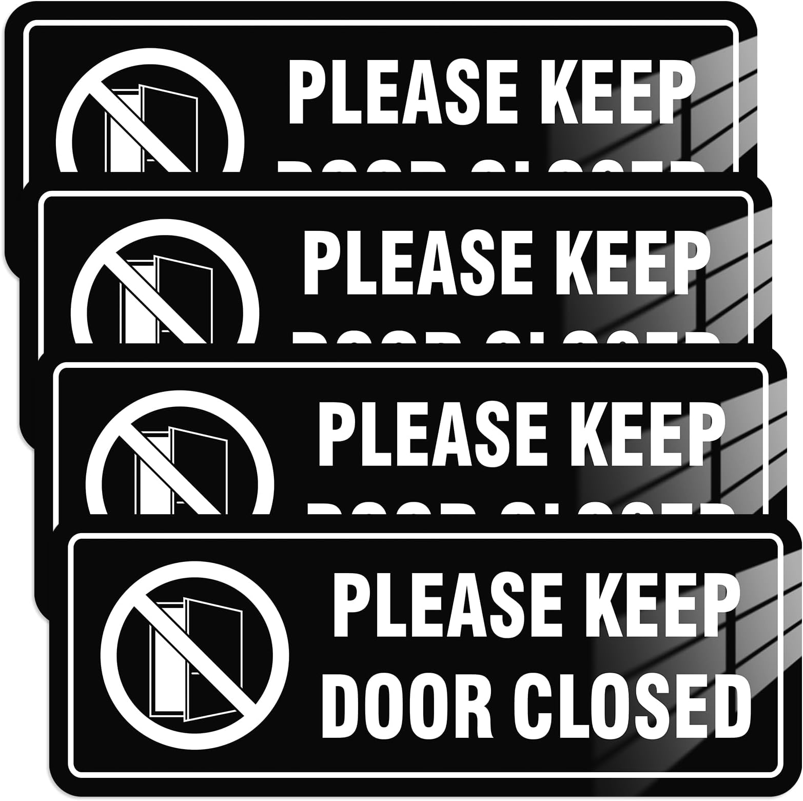 Amazon.com : All Quality Basic Please Keep Door Closed Wall or Door ...