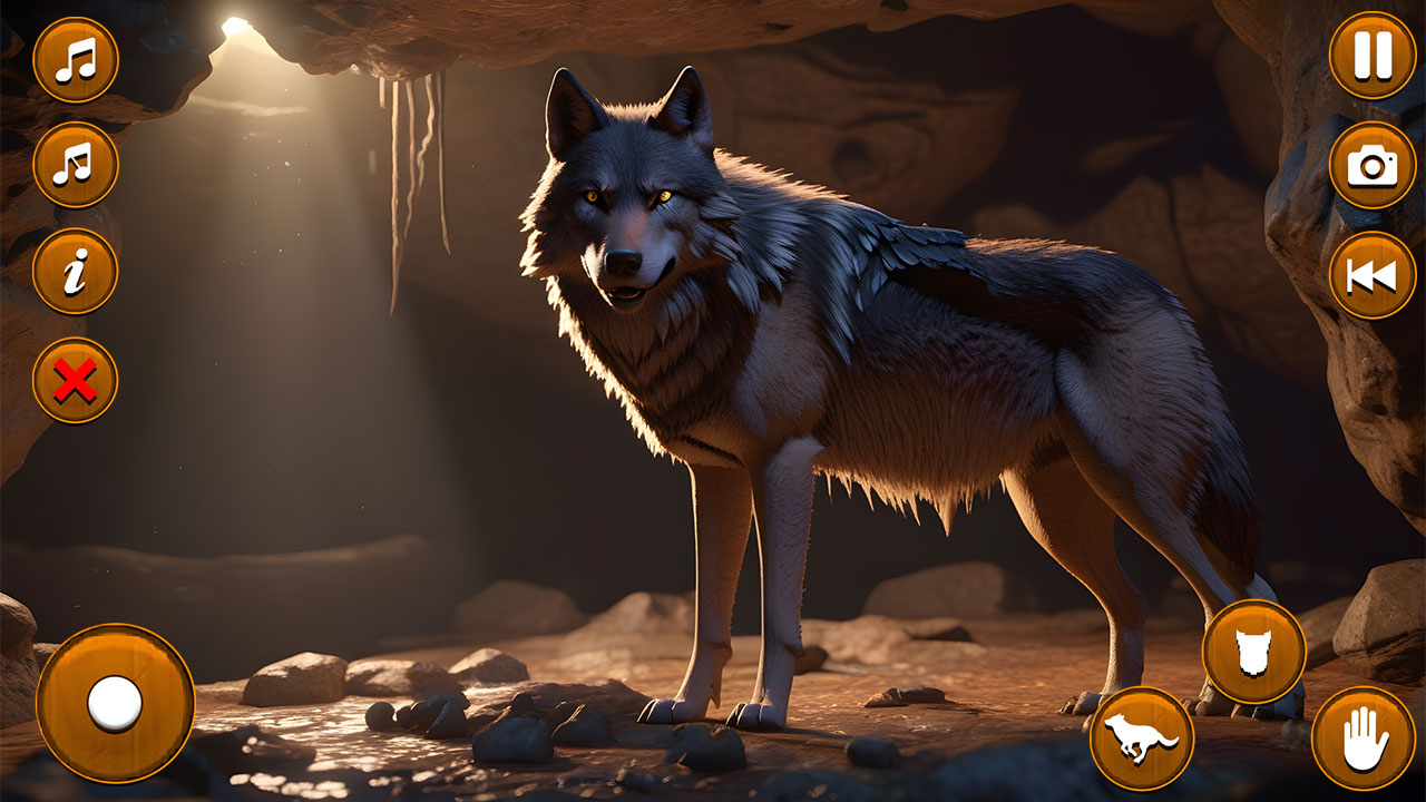 Wildwolf-Simulator-Tierspiele 2024: ultimatives Wolf-Quest ...