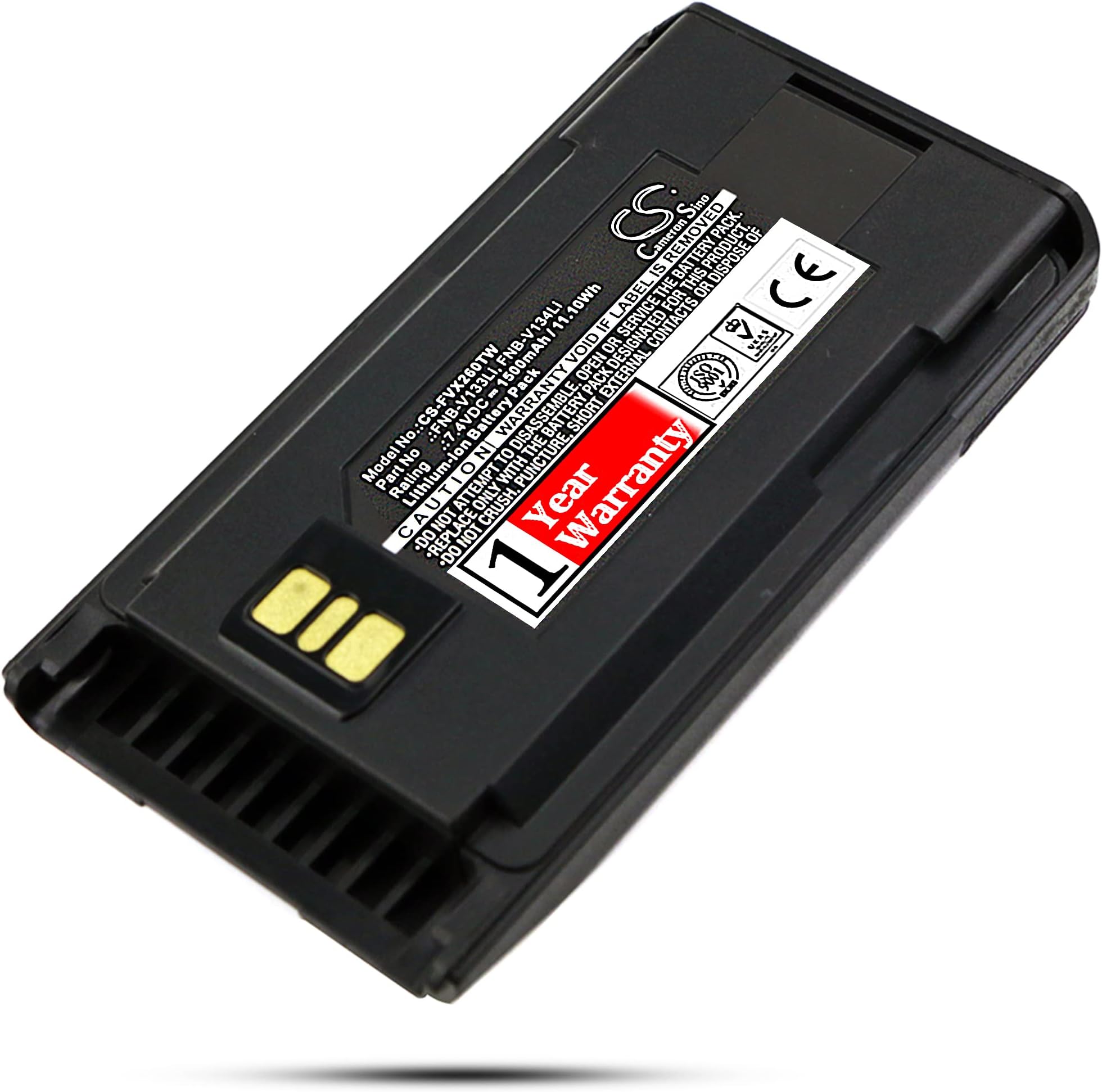 Amazon.com: Replacement Battery for Vertex YAESU FNB-V133Li VX-261 VX ...