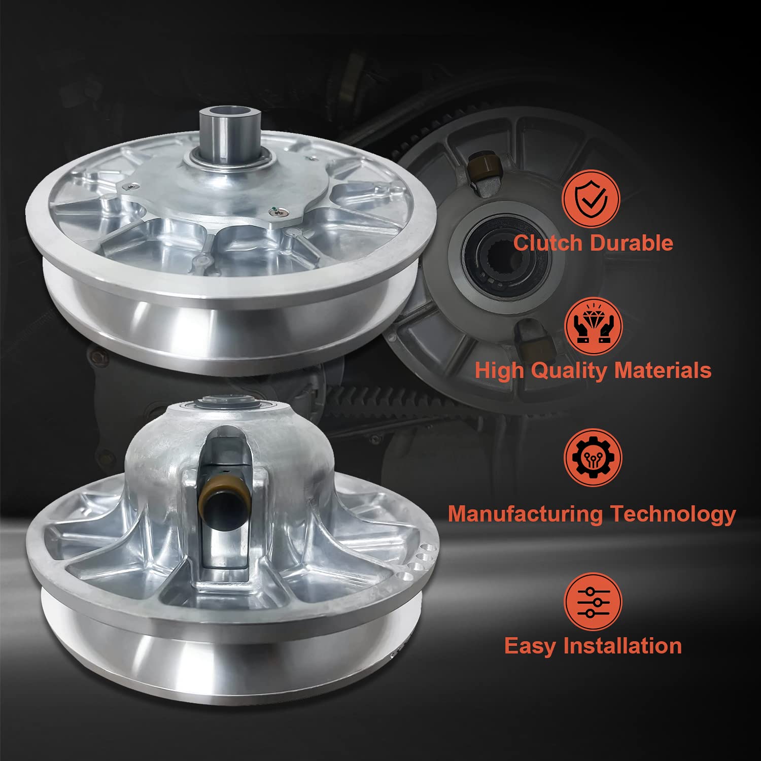 Snapklik.com : LUFT MEISTAR 1323038 Secondary Driven Clutch Assembly ...