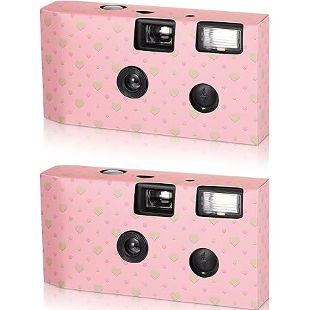 Amazon.com : 2 Pack Disposable Camera for Wedding, 34mm Single Use ...