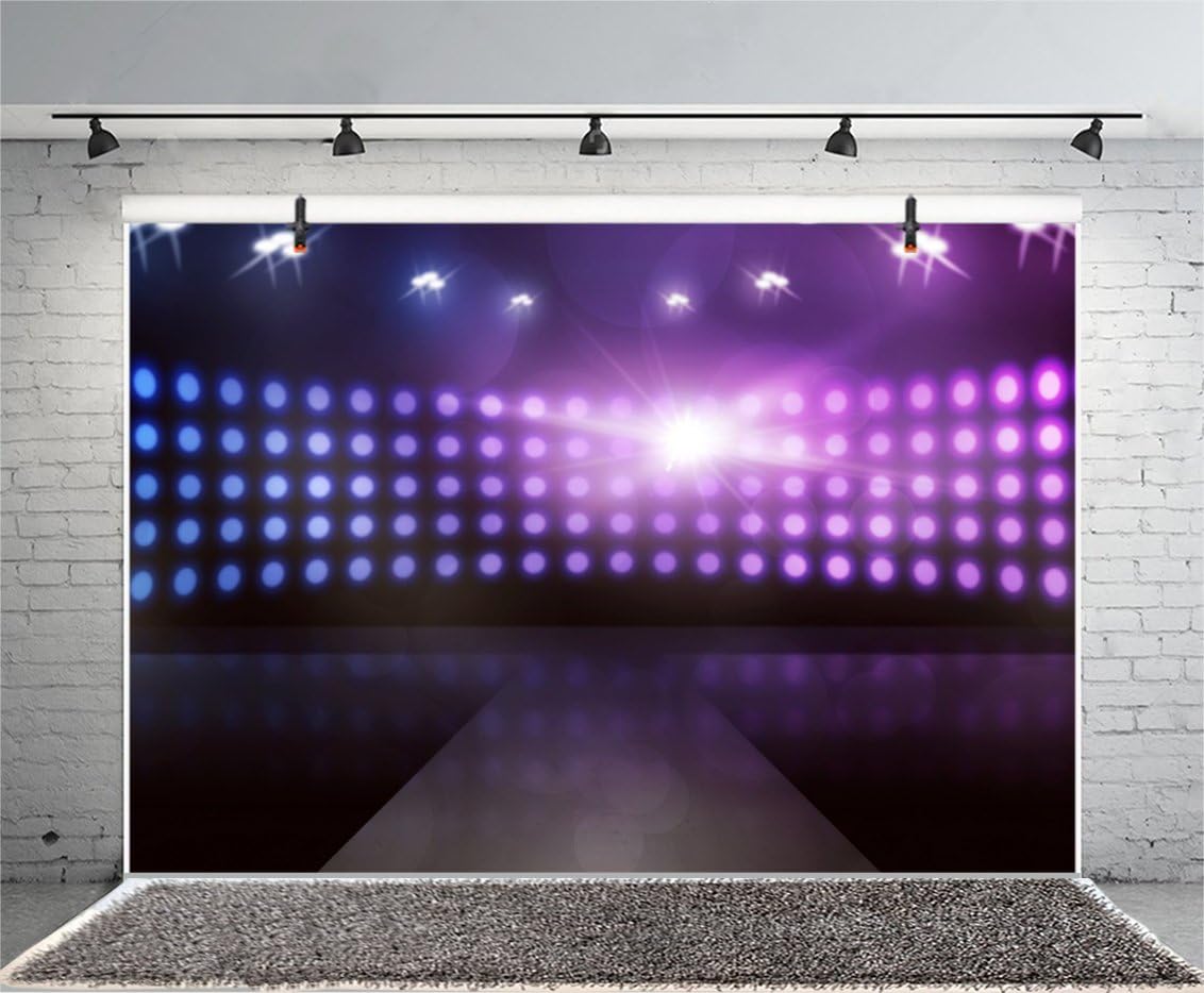 Buy Baocicco Empty Stage with Lamp Sparkling Backdrop 10x8ft ...