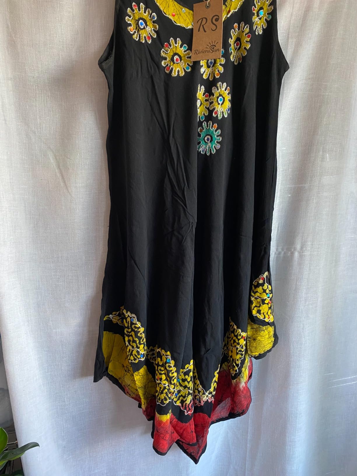 Riviera Sun Batik Embroidered Dress Sundresses for Women at Amazon ...