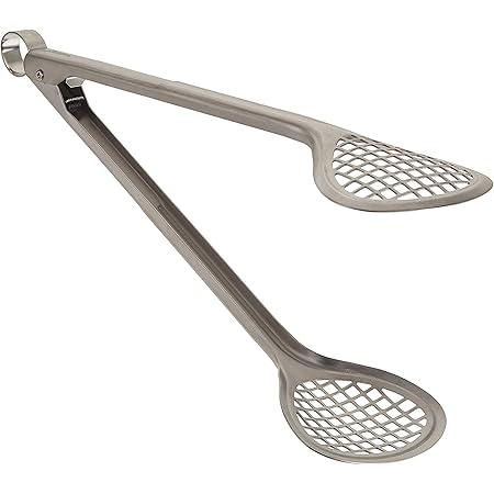 Amazon.com: Cuisipro Stainless Steel Wide Grill/Fry Tongs, 12-Inch ...