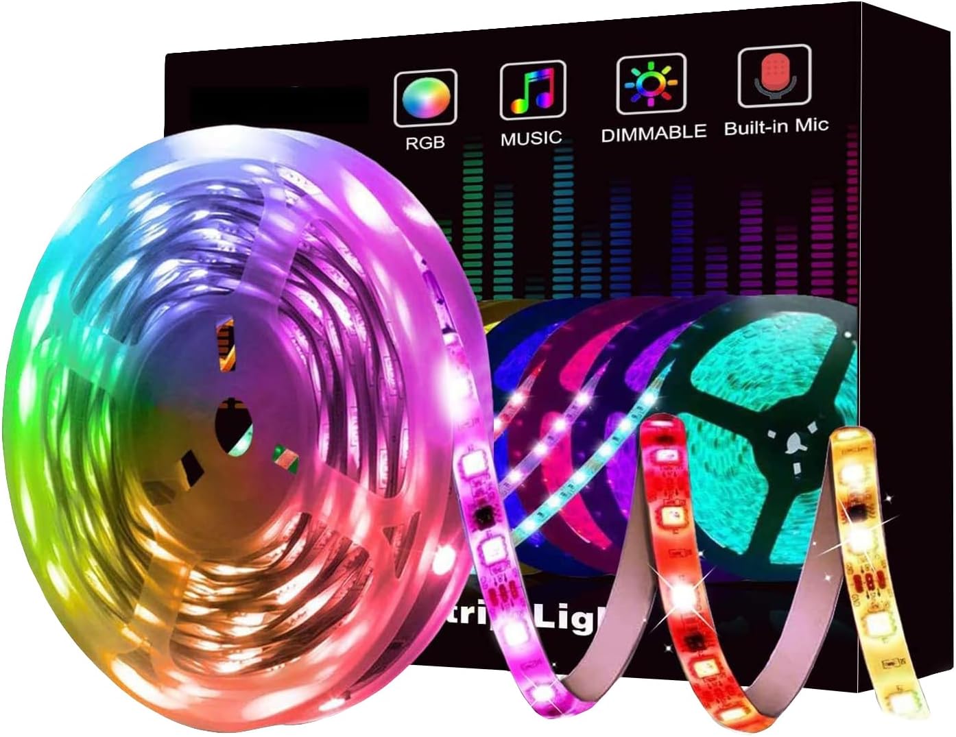 Gluckluz 5M LED RGB Strip Lights : Buy Online at Best Price in KSA ...