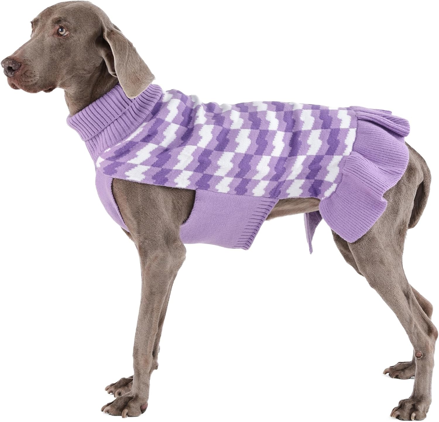 Amazon.com : OUOBOB Dog Sweaters for Large Dogs Girl, Dog Sweater Dress ...