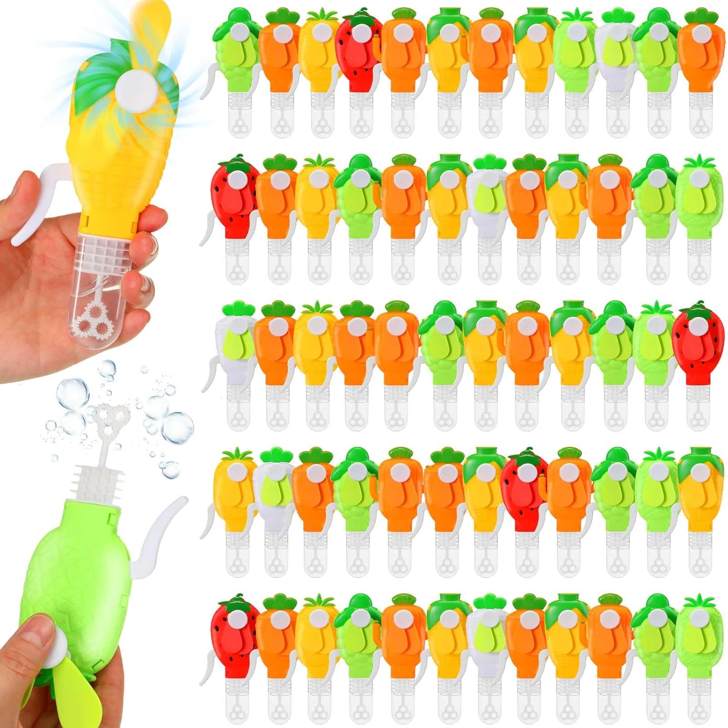 Amazon.com: Foilswirl 60 Pcs Cool Fans Party Favors Mini Handheld ...