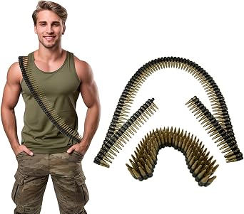 Amazon.com: Nicky Bigs Novelties Plastic Bullet Belt Costume Prop ...