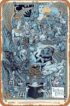 Amazon.com: Retro Tin Sign The NeverEnding Story Movies Poster Tin ...