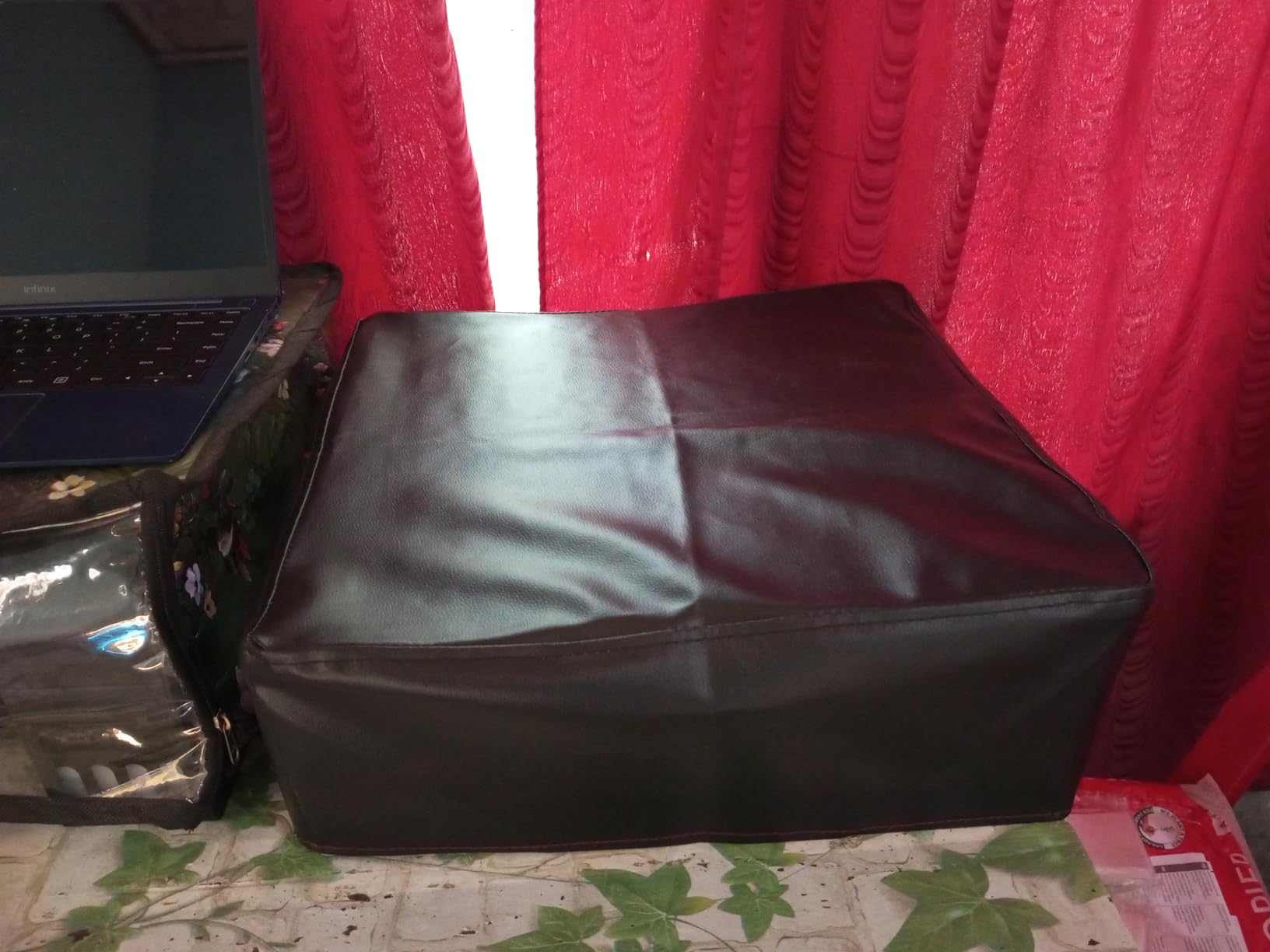 IRHAA DUST AND WATER PROOF LEATHER PRINTER COVER FOR ALL IN ONE L8050 ...