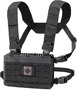 WYNEX Tactical Tool Chest Rig, Molle Chest Pack Chest Rig Carrier ...