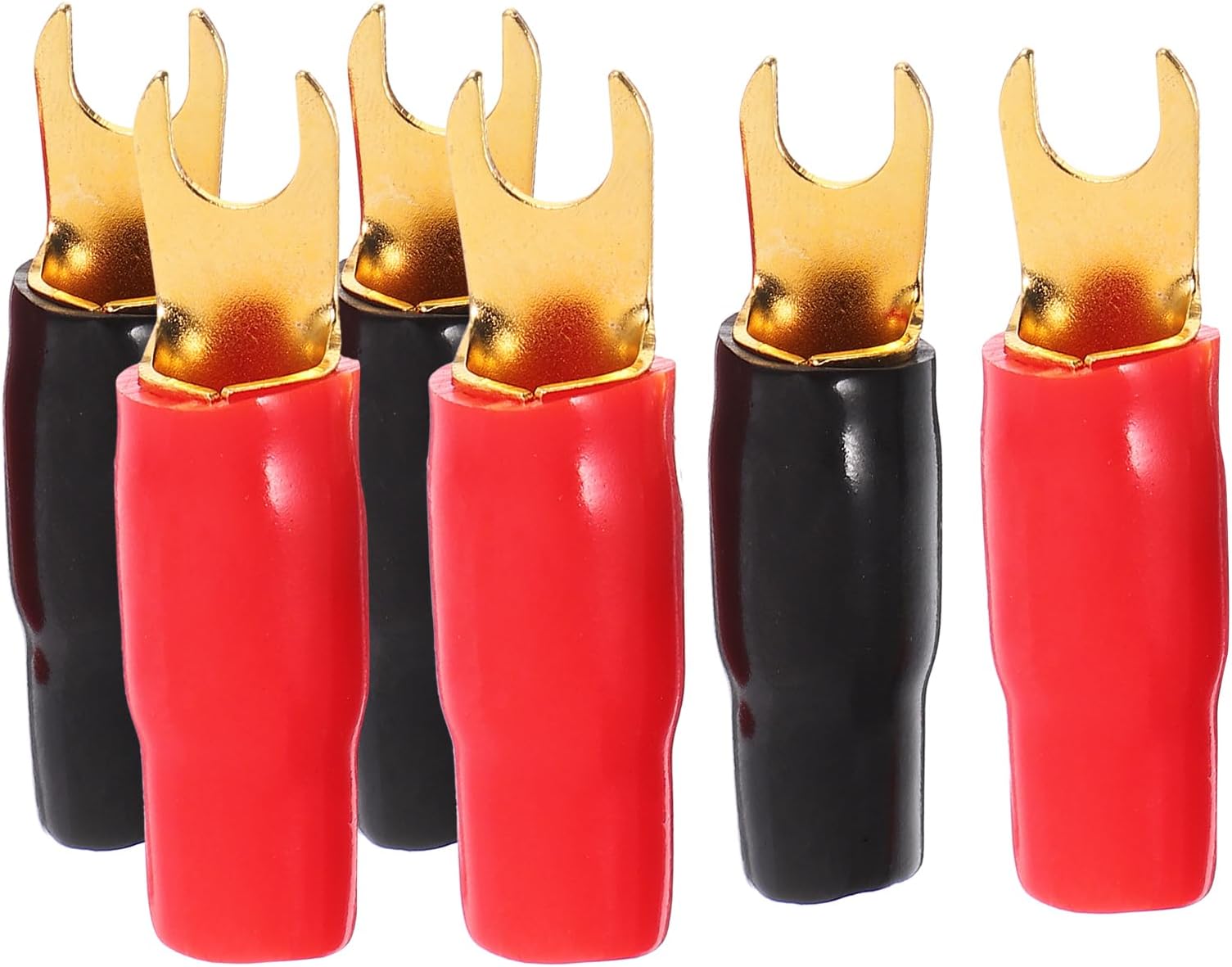 Amazon.com: WINOMO 5 Pairs 4 Gauge Strip Spade Terminal Spade Fork ...