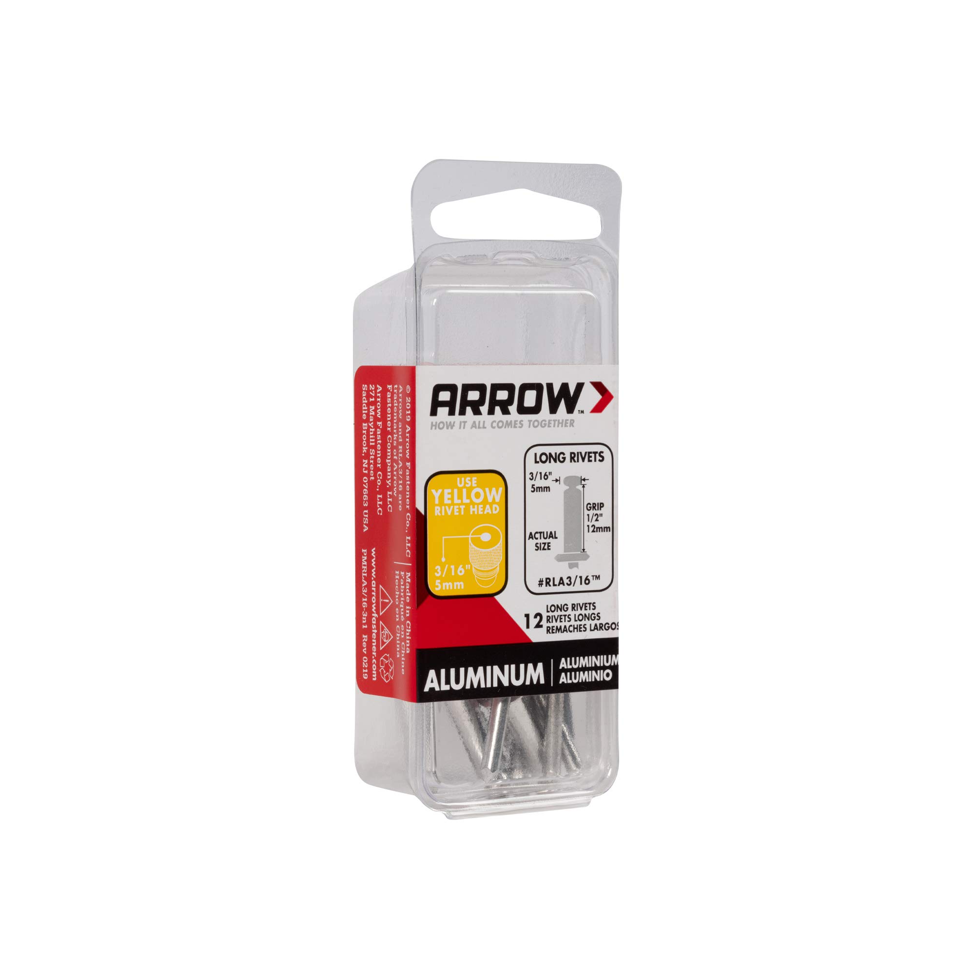 Arrow 3/16 Medium Aluminum Rivets (50-Pack) RMA3/16IP The, 51% OFF