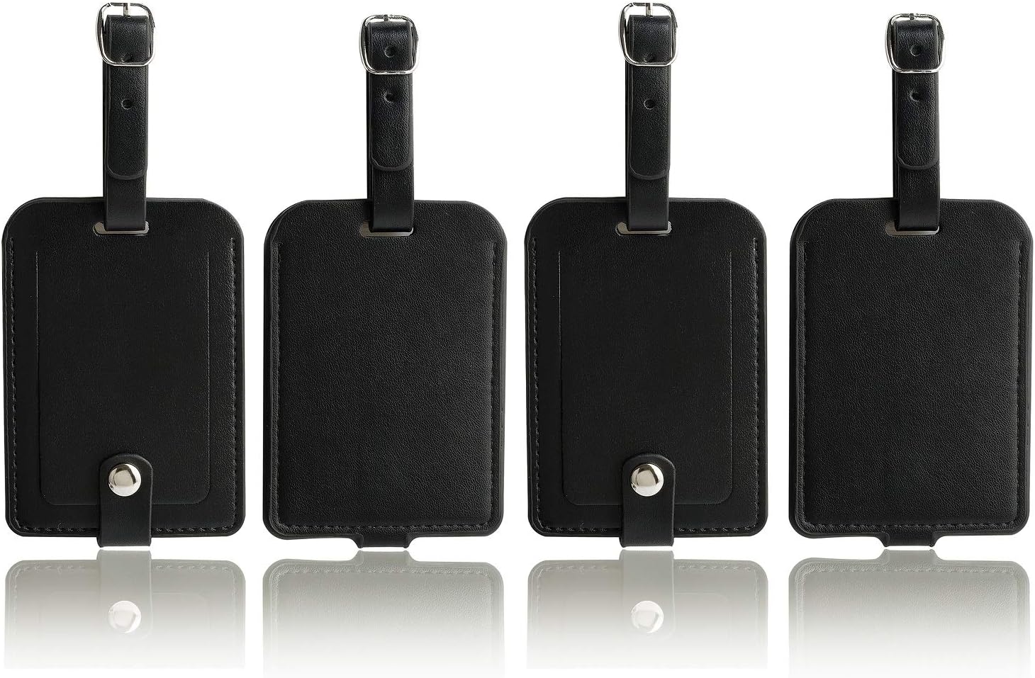 Amazon.com: Luxeoria Genuine Leather Luggage Tag - TSA Approved ...