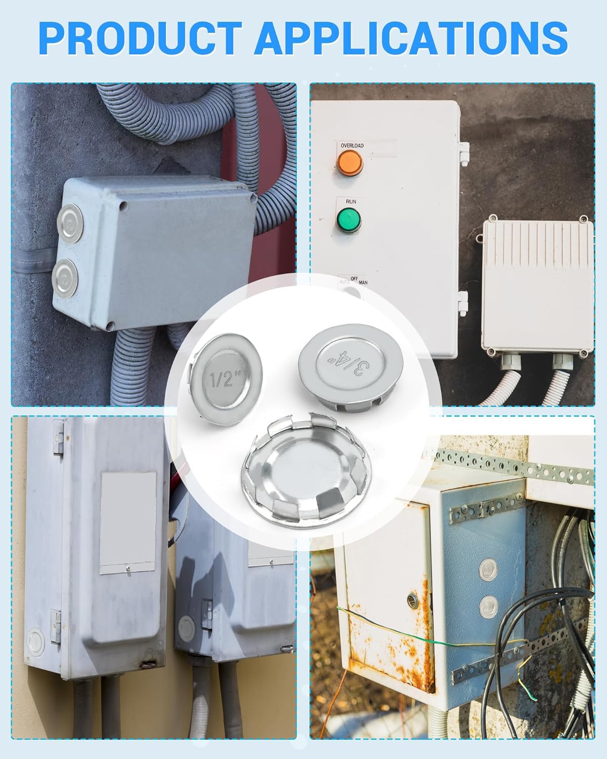 Knockout Plugs Arborix Electrical Box Romax Connectors Junction Box ...