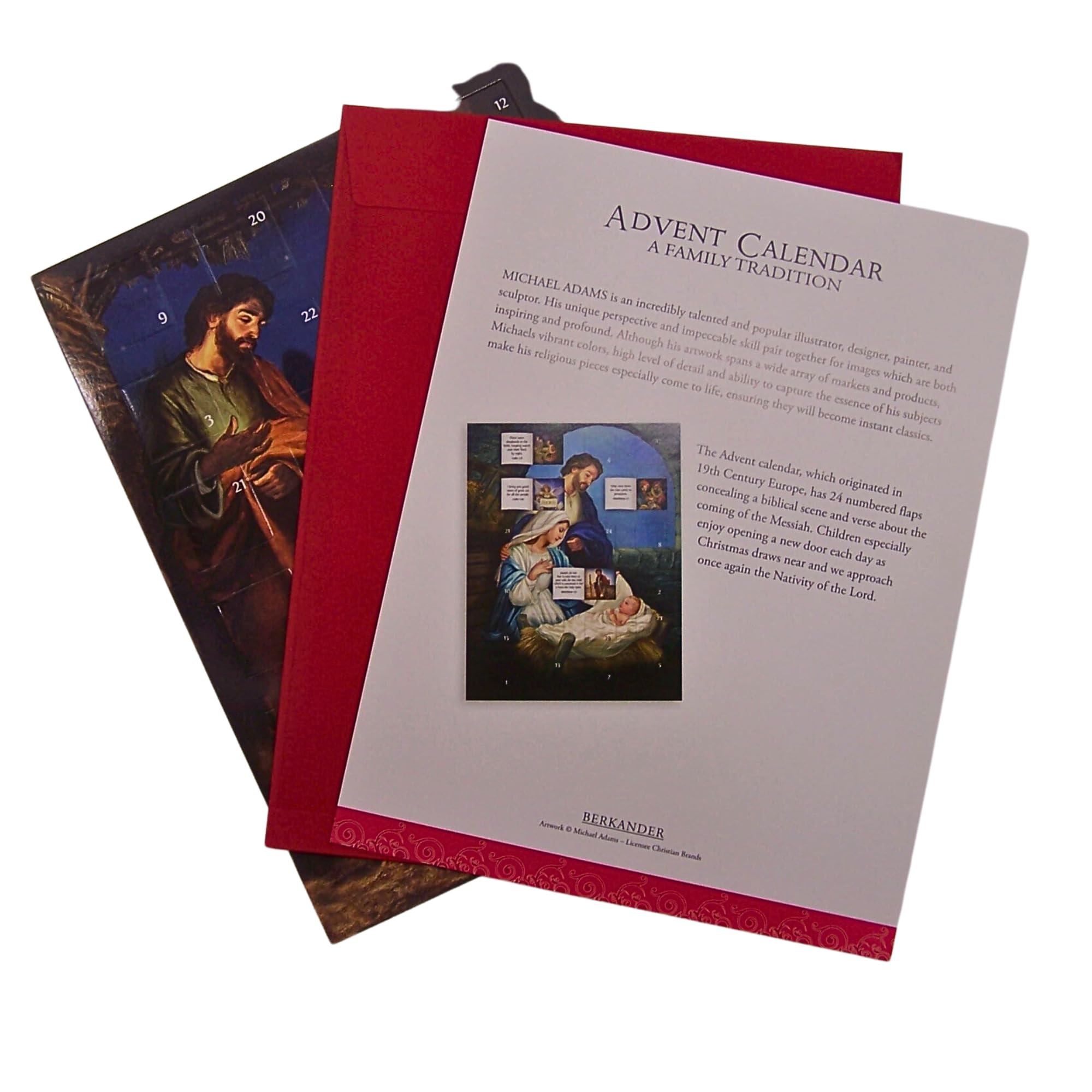 Snapklik.com : Manger Scene Numbered Flap Advent Calendar