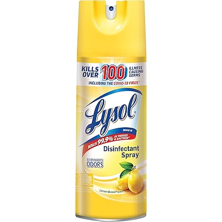 Amazon.com: Professional Lysol Disinfectant Spray, Original Scent, 19oz ...