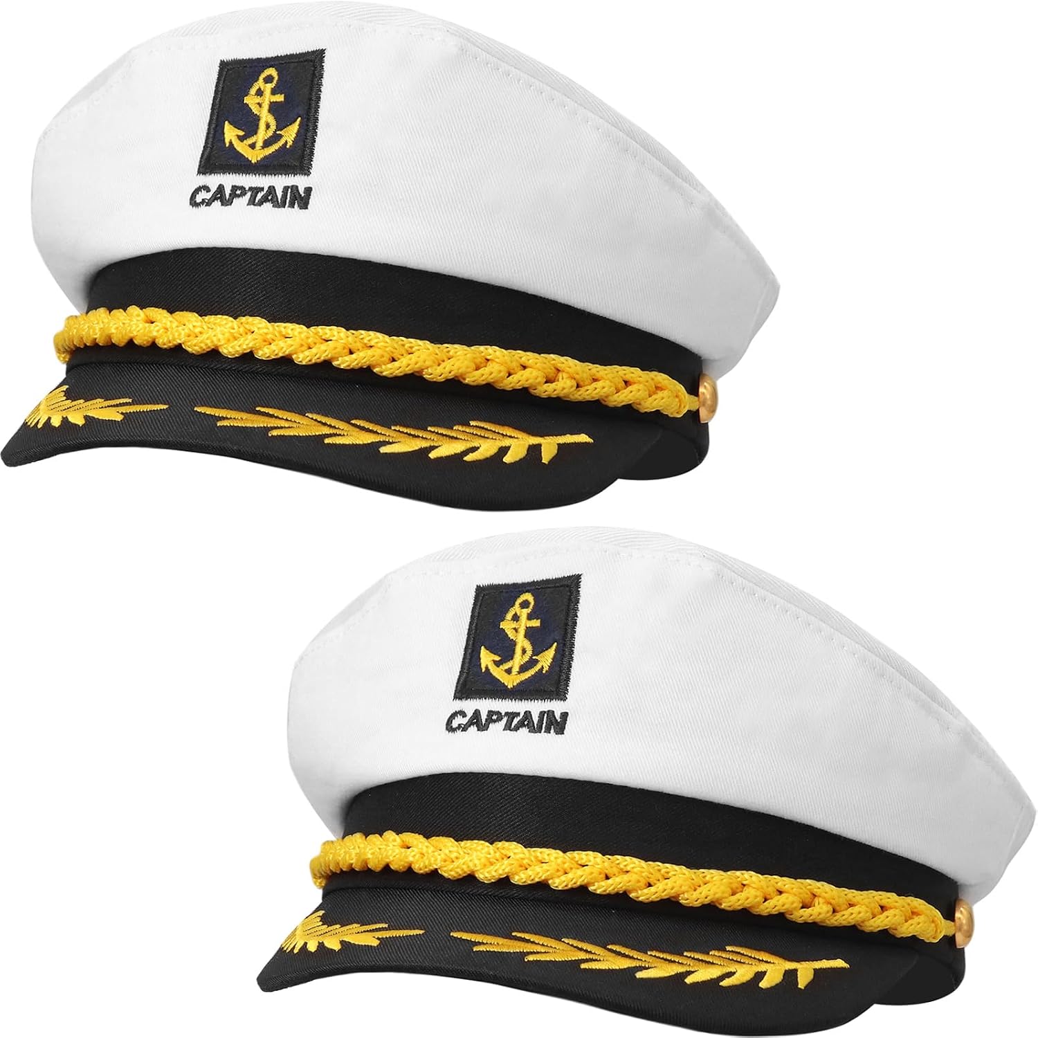 Amazon.com: YeeHeen Yacht Captain Hat Ship Boat Sailor Cap Adult Navy ...