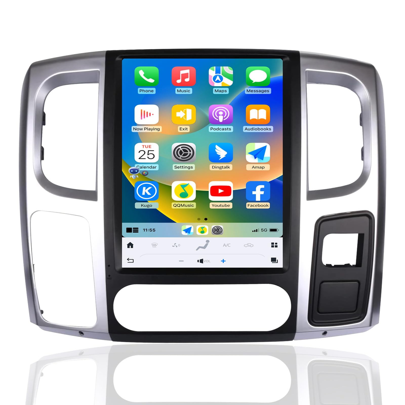 Amazon.com: Qualcomm Car Radio for Dodge Ram 2013-2019 Stereo ...