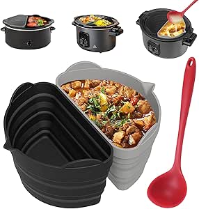 Amazon.com: Slow Cooker Divider with Soup Ladle, Divider Insert ...