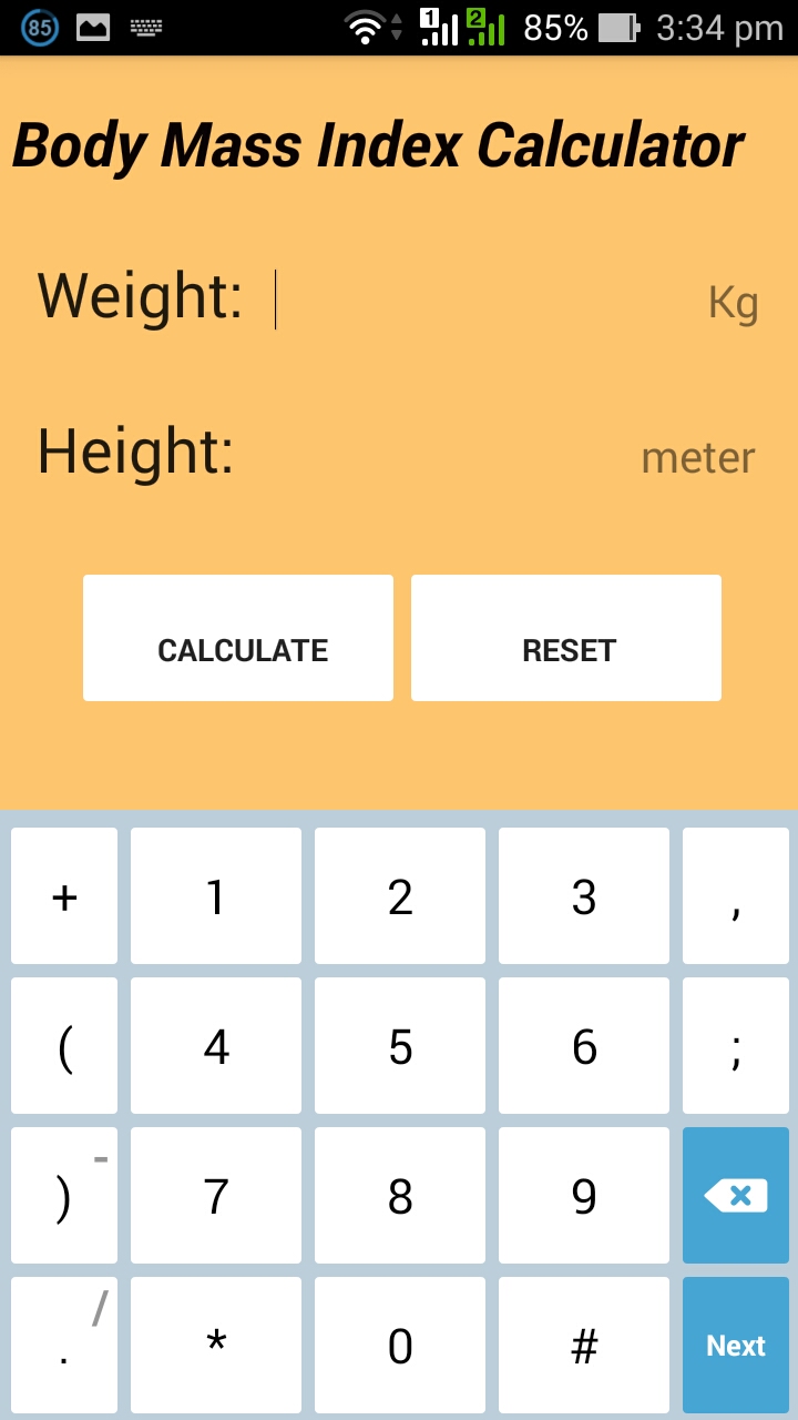 Body Parameter Calculator - App on Amazon Appstore