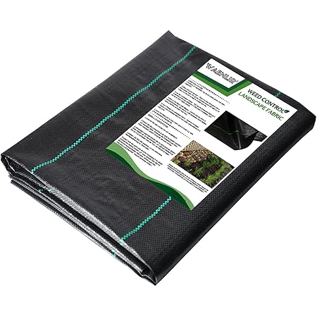Amazon.com : 3FT X 50 FT Weed Barrier Landscape Fabric Heavy Duty ...
