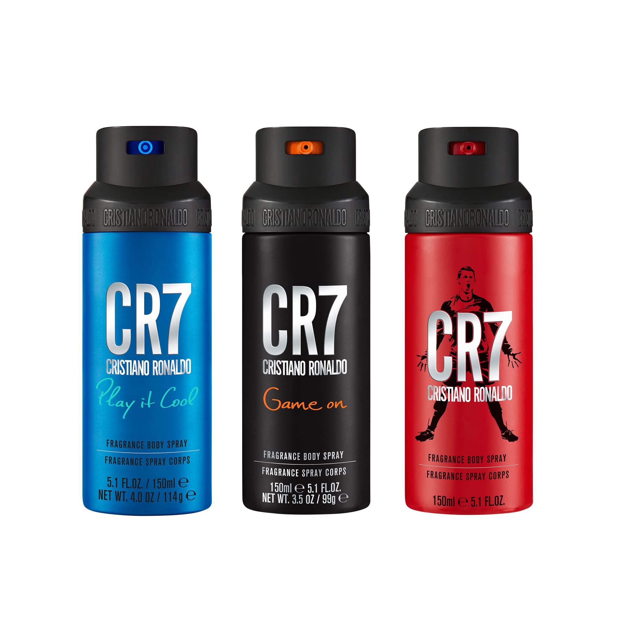 Buy Cristiano Ronaldo CR7 Deo + Game On + Play It Cool - Deo Combo Set ...