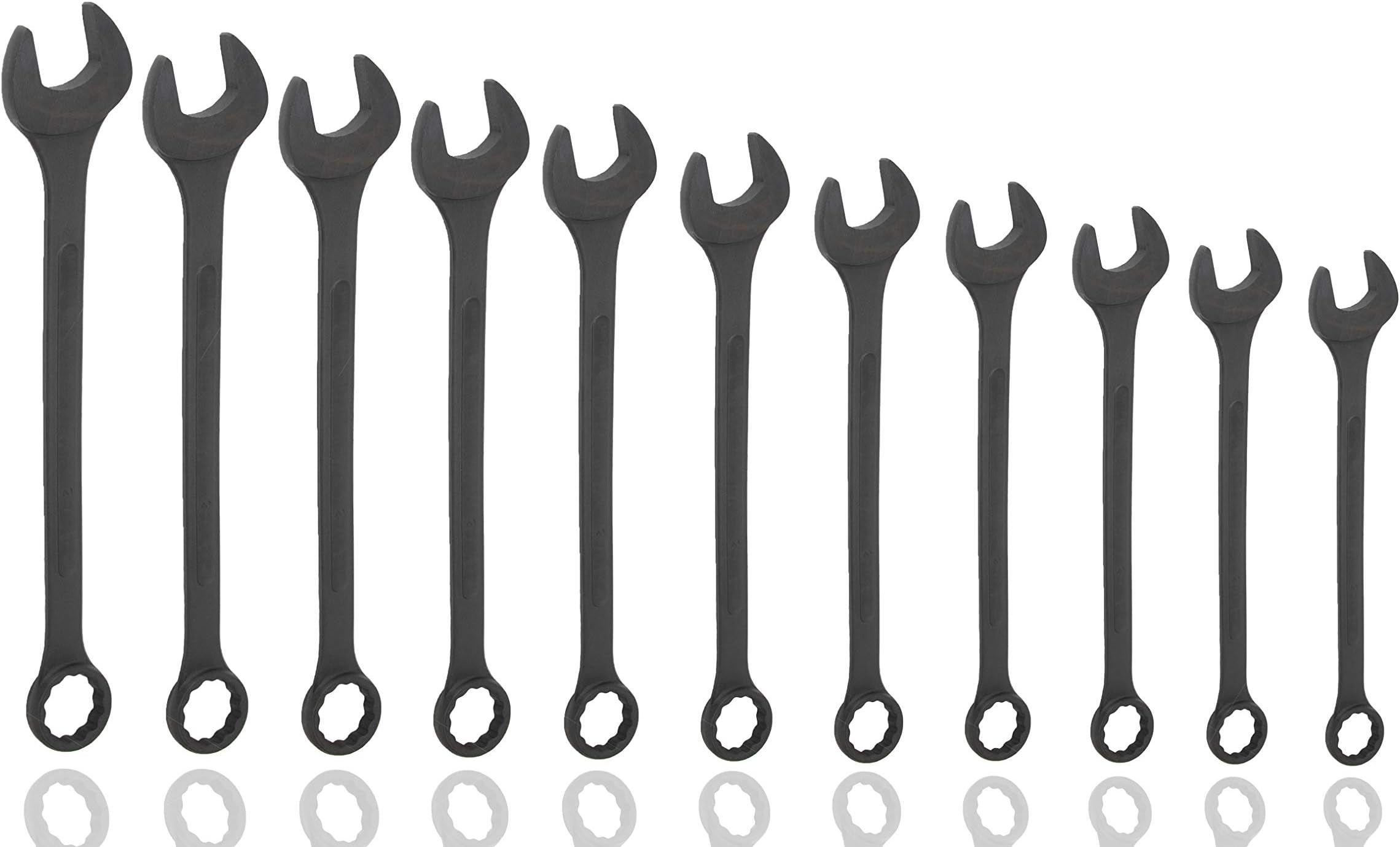 VCT 11 PC METRIC LARGE BIG JUMBO SIZE COMBINATION TOOL WRENCH SET WITH ...