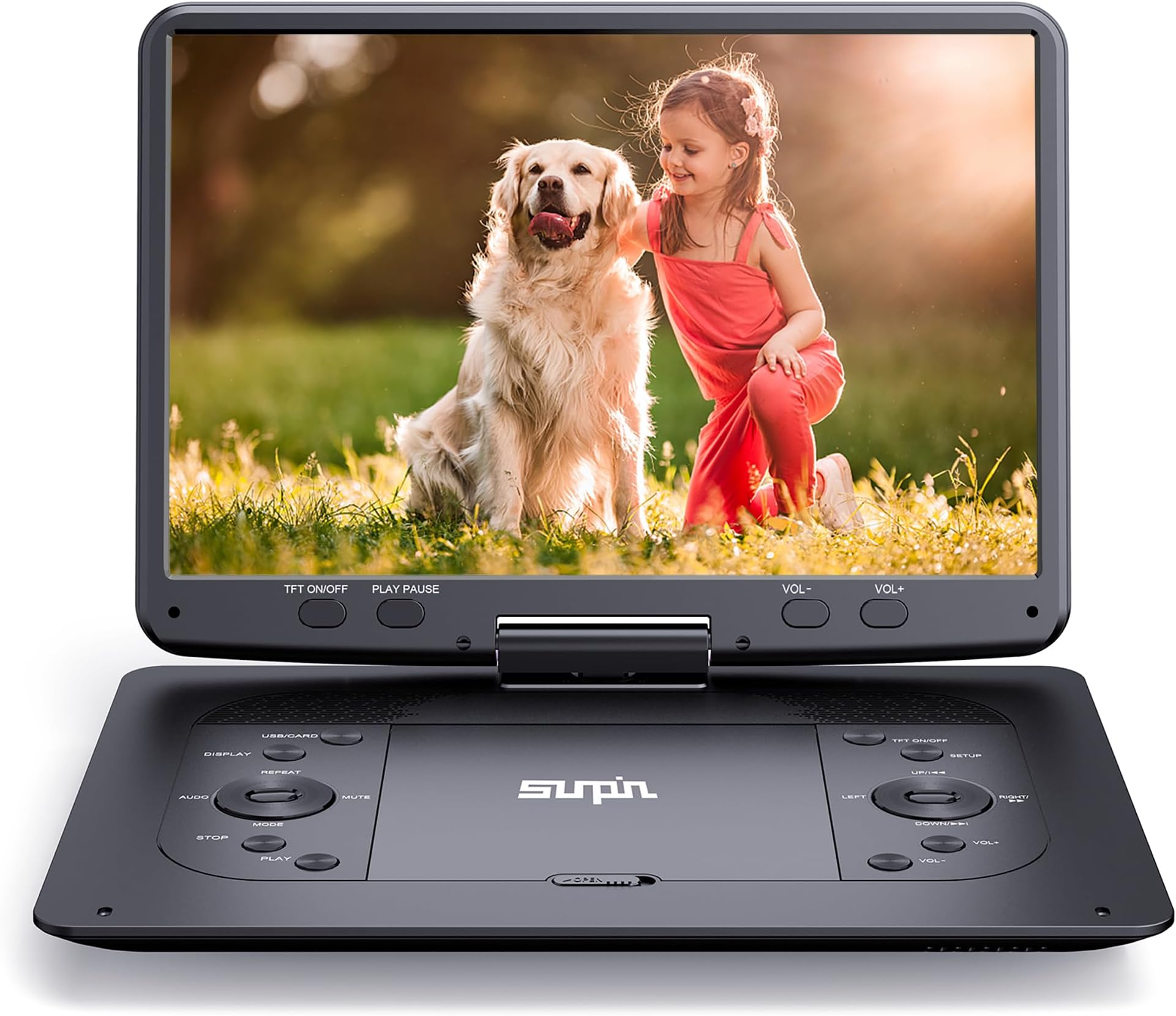 Amazon.com: 16.9''Portable DVD Player with 14.1''HD Large Screen, 5 ...