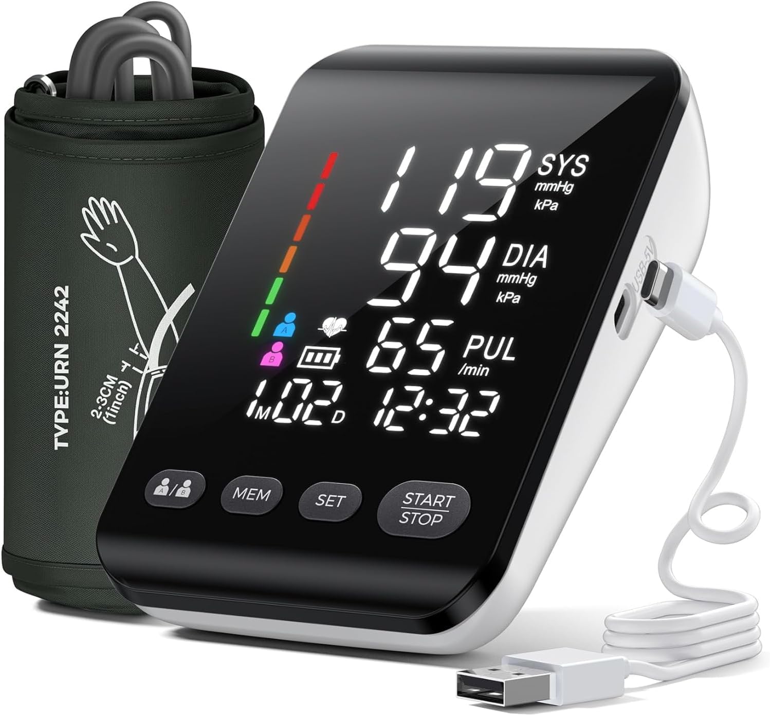 Blood Pressure Monitors, Electric Arm Blood Pressure Monitors with High ...