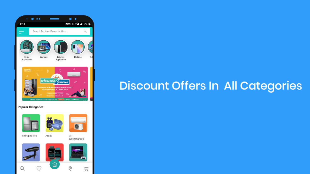 Croma Electronics Store Coupon - App on Amazon Appstore