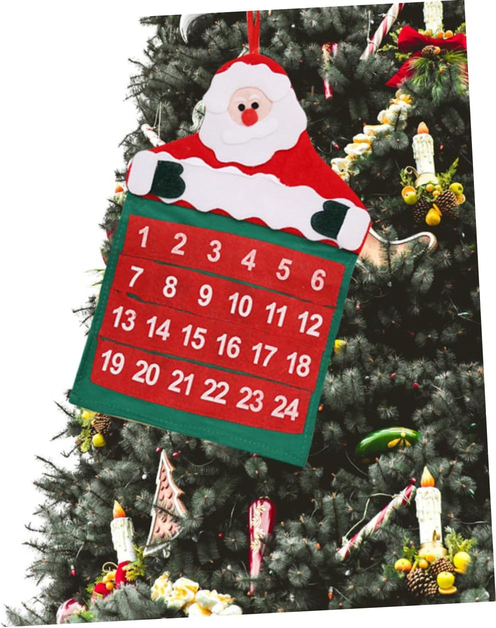 NOLITOY Felt Xmas Advent Calendar Calendarios De Adviento Advent ...
