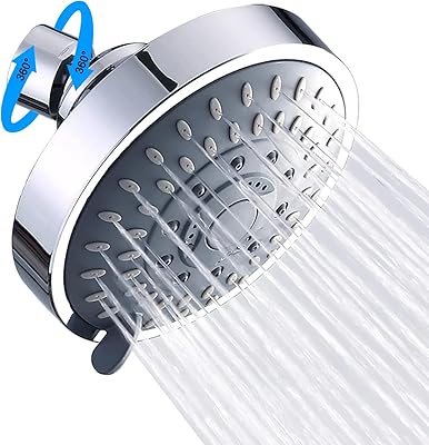 SparkPod 3 Inch Power Pressure Boosting Shower Head - Shower Water ...